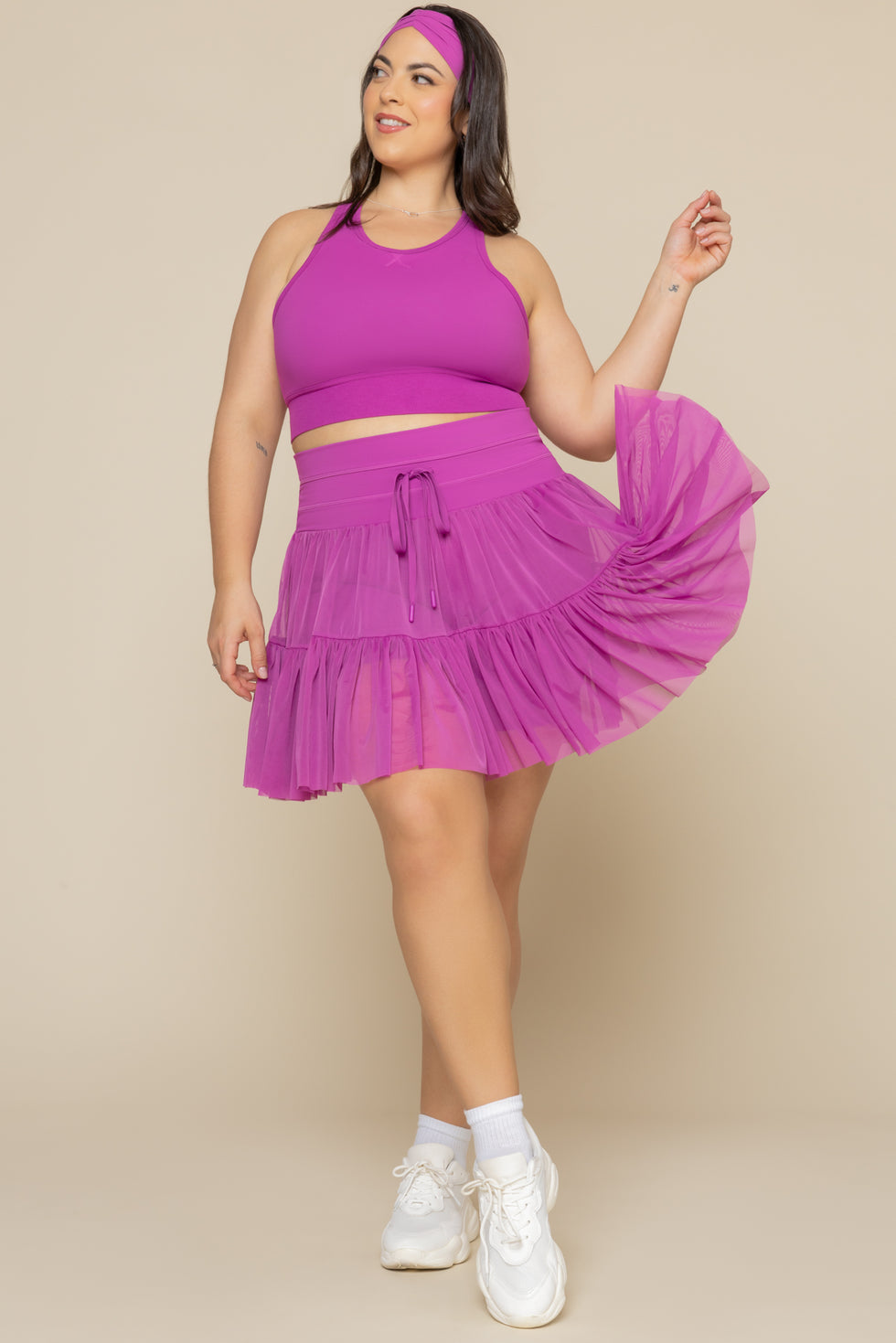 Pirouette Skort - Royal Orchid – POPFLEX®