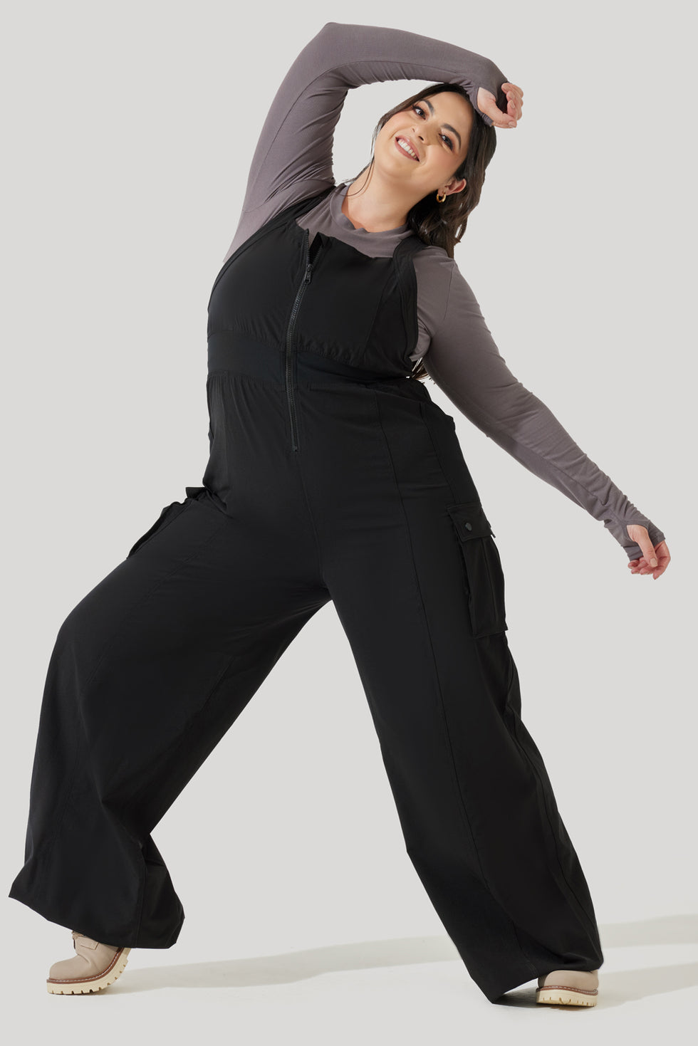 Take A Hike Overalls - Black – POPFLEX®