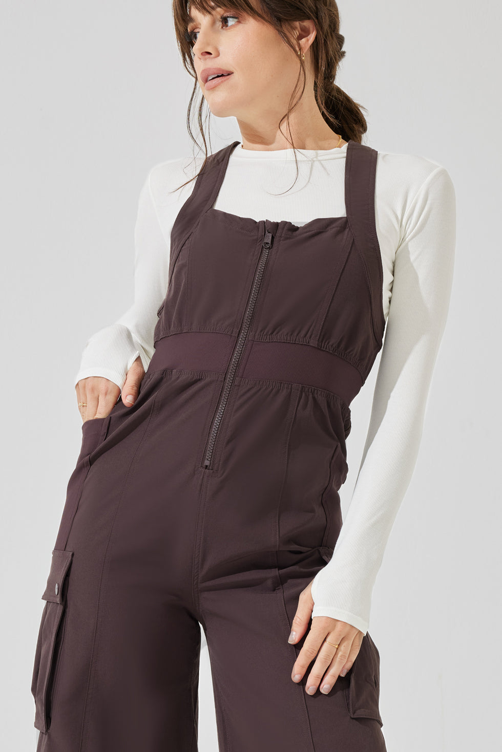 Take A Hike Overalls - Pecan – POPFLEX®