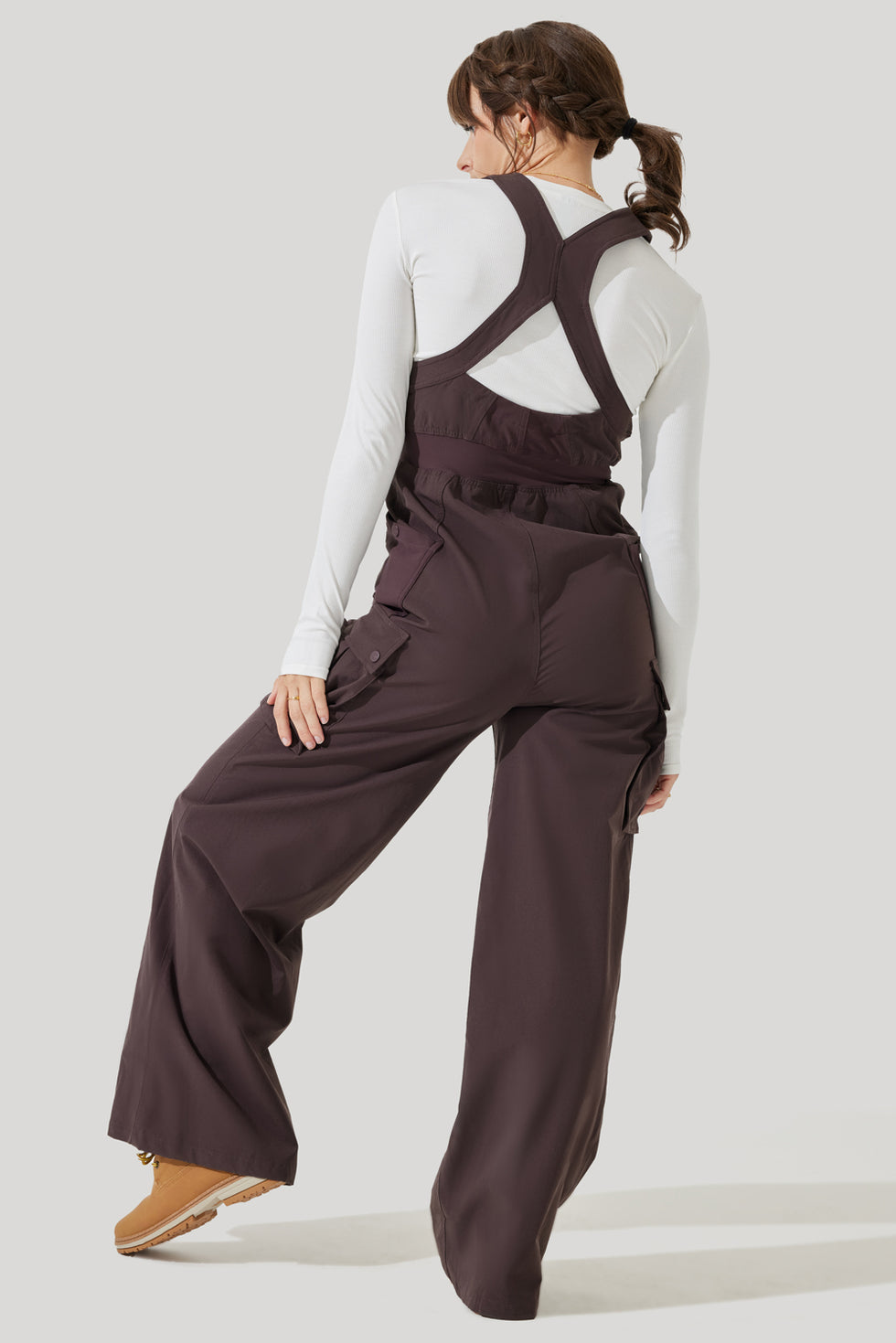 Take A Hike Overalls - Pecan – POPFLEX®