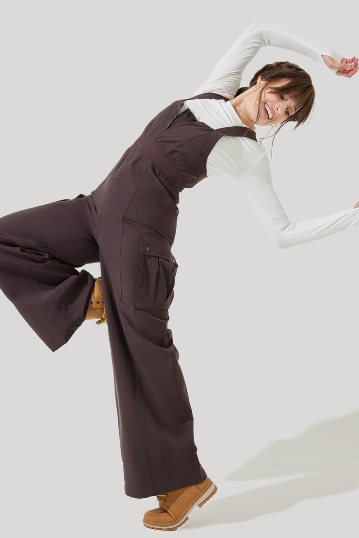 Take A Hike Overalls - Pecan – POPFLEX®