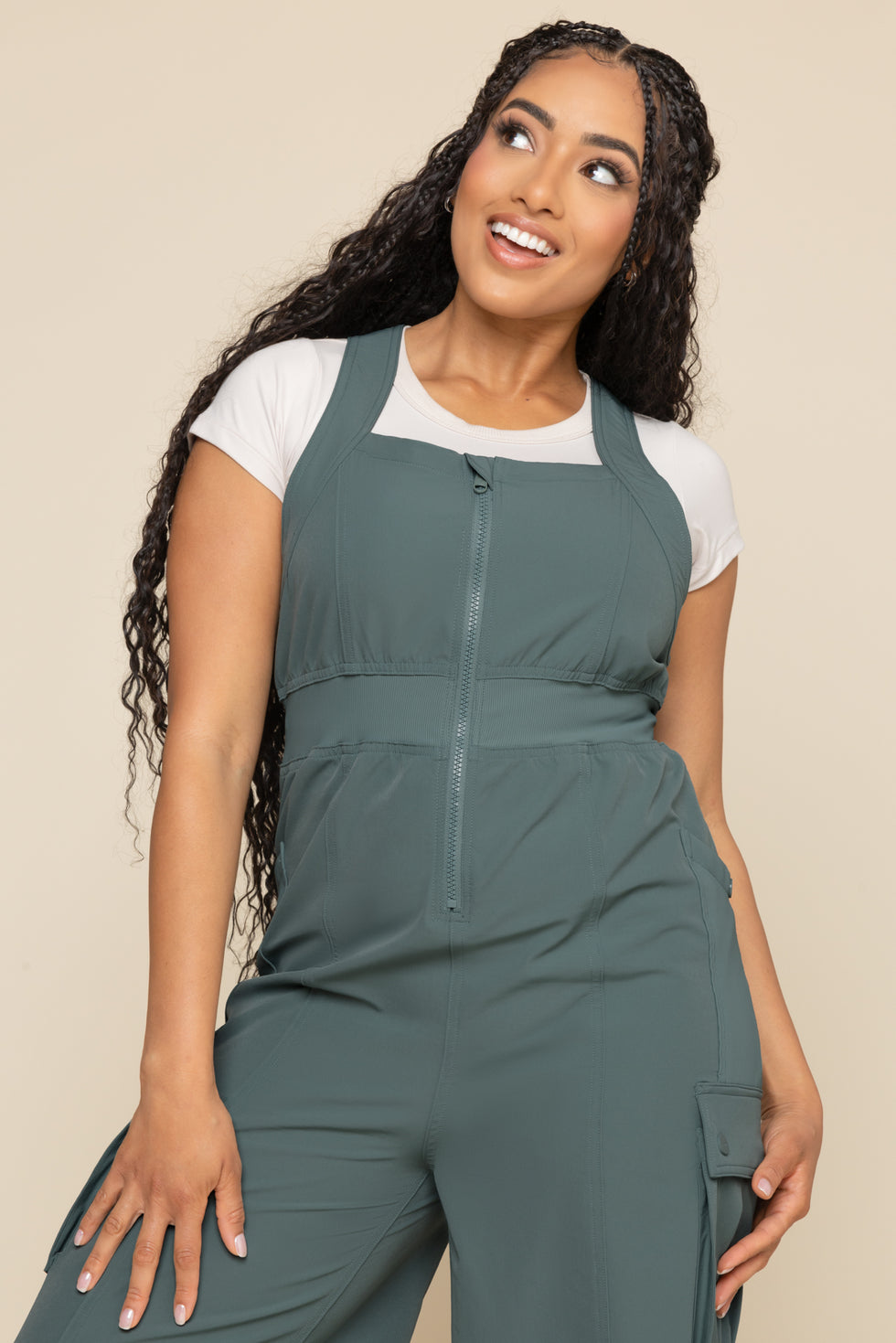 Take a Hike Overalls - Fog Green – POPFLEX®