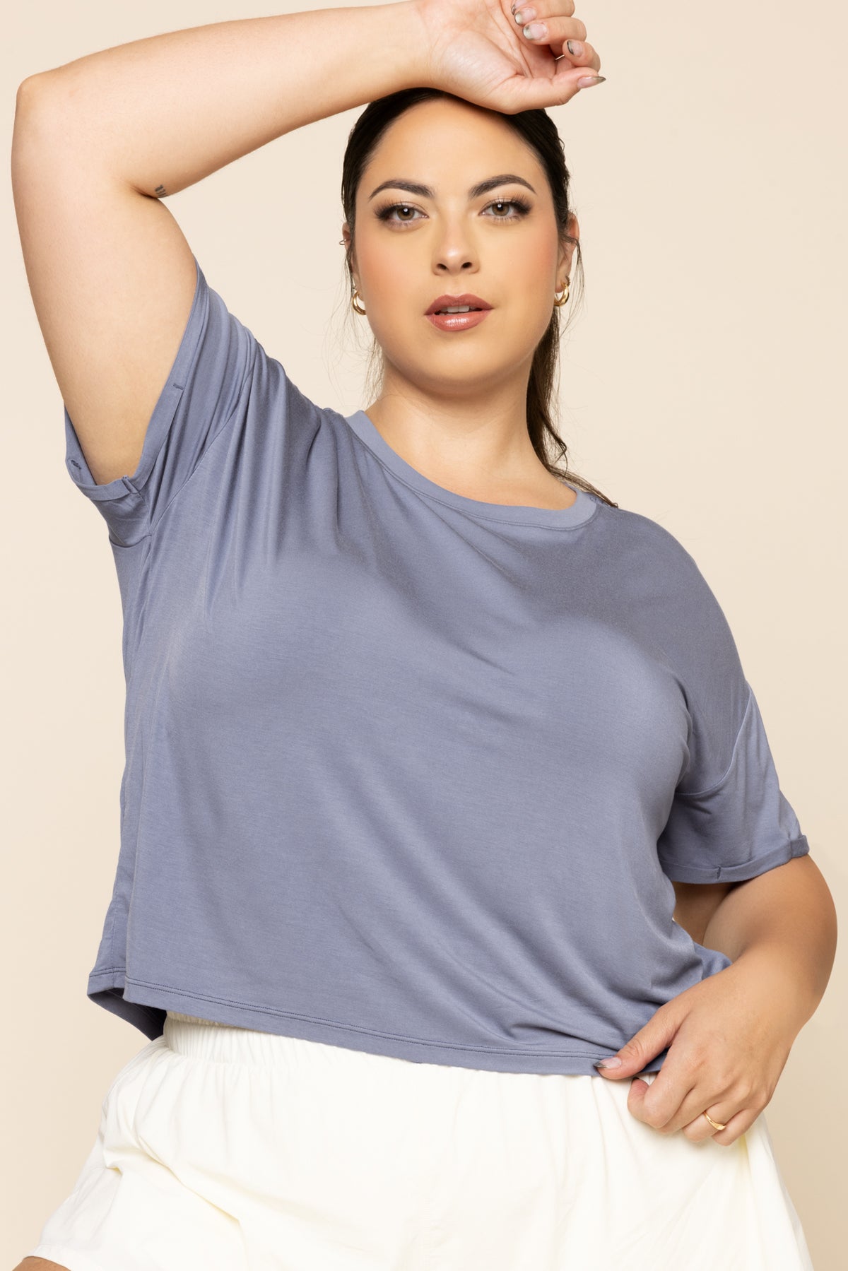 The Perfect Tee - Blue Mist – POPFLEX®