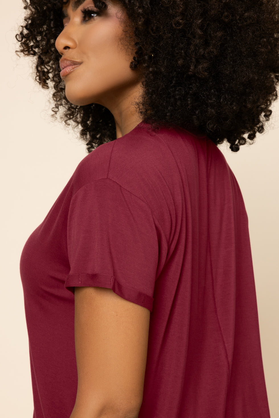 The Perfect Tee - Crimson – POPFLEX®