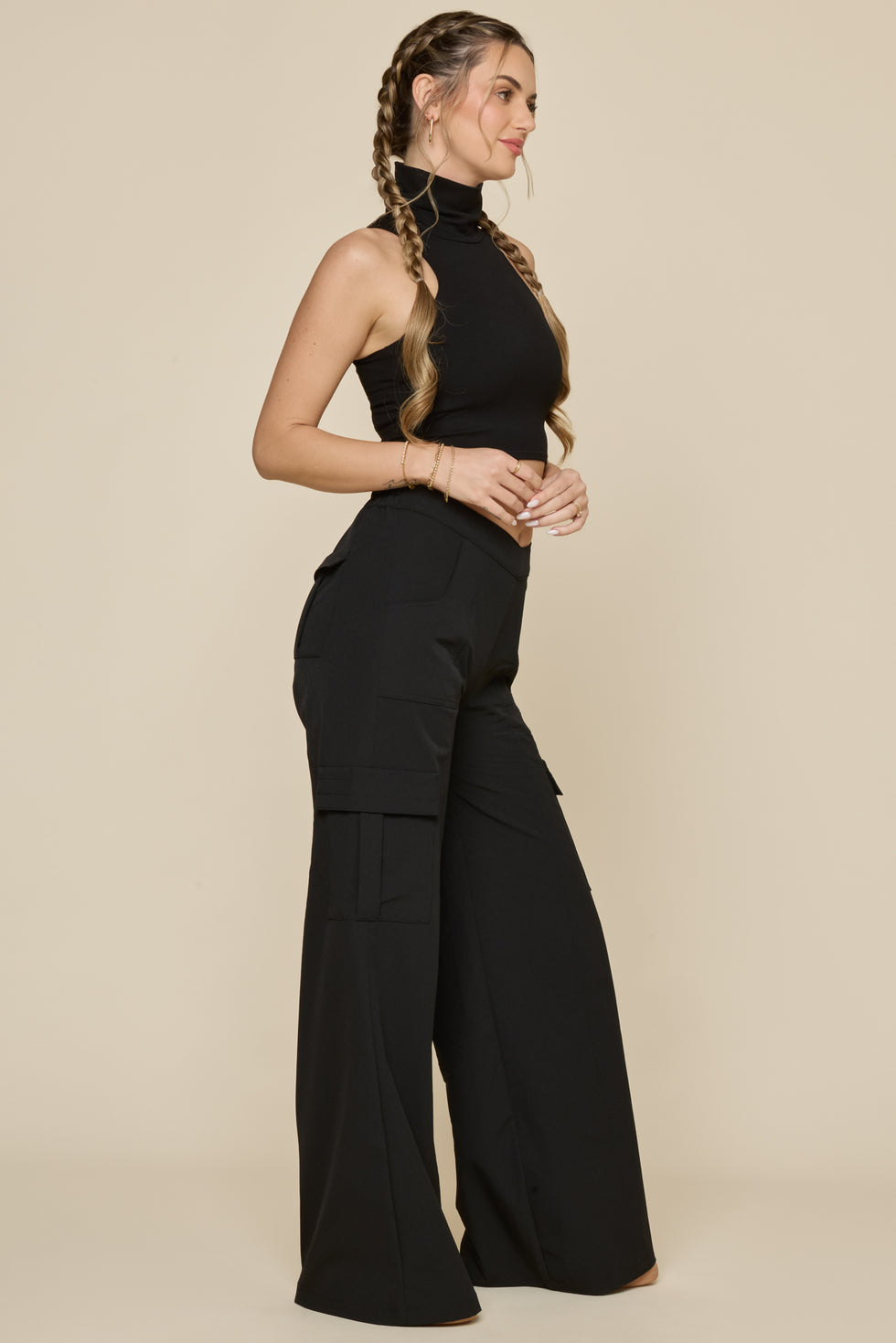 Y2K Cargo Pant - Black – POPFLEX®