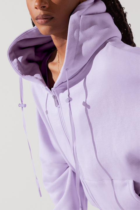 Zip Cloud Hoodie - Digital Lavender – POPFLEX®