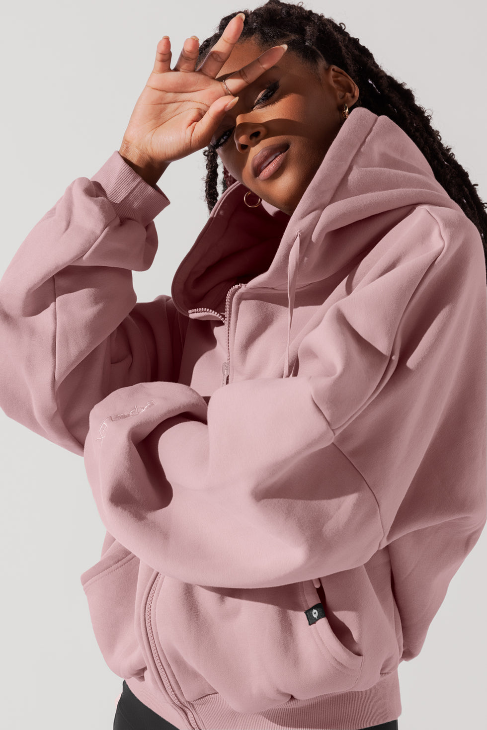 Zip Cloud Hoodie - Blush – POPFLEX®