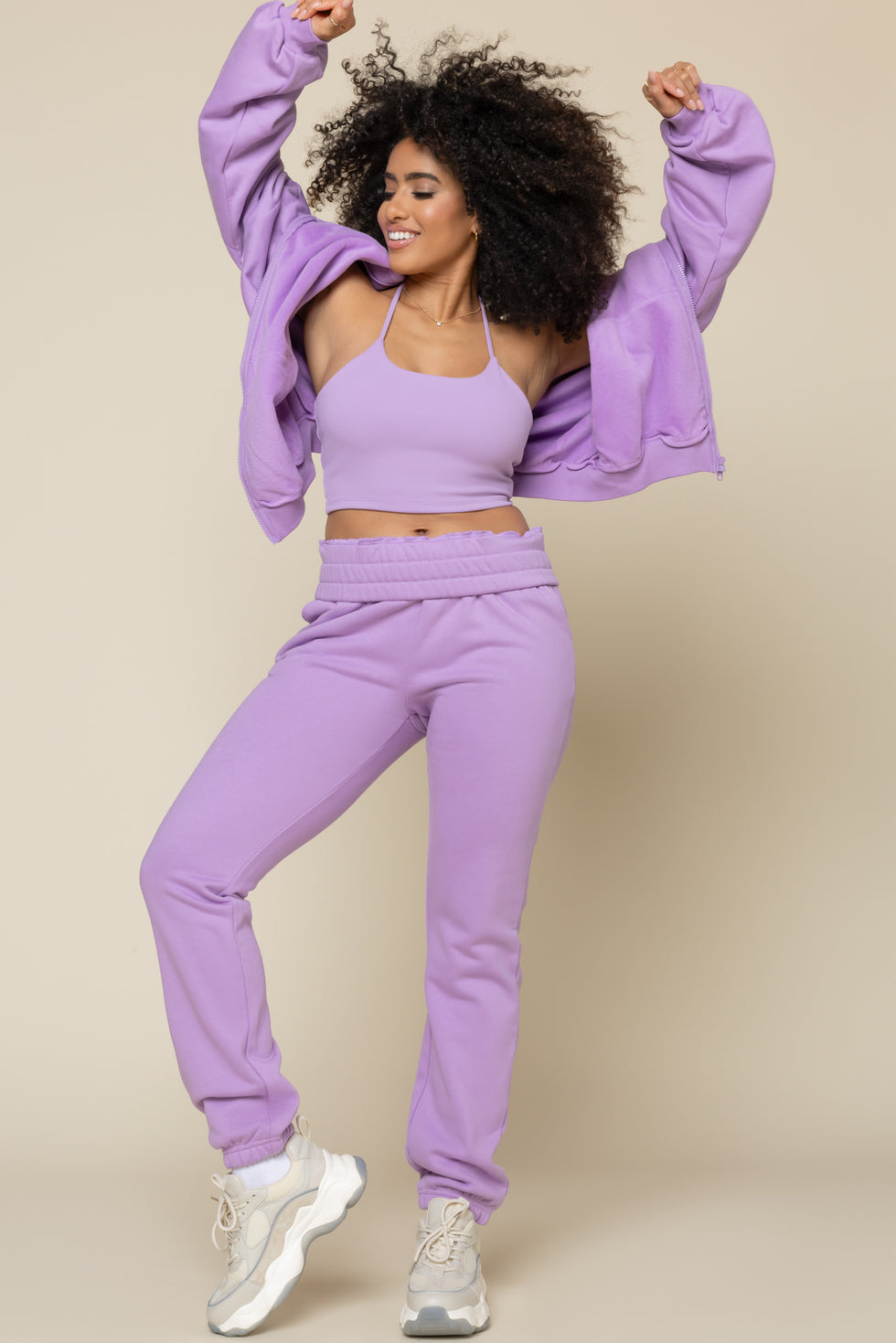Cloud Rollover Sweatpant - Mystic Purple – POPFLEX®