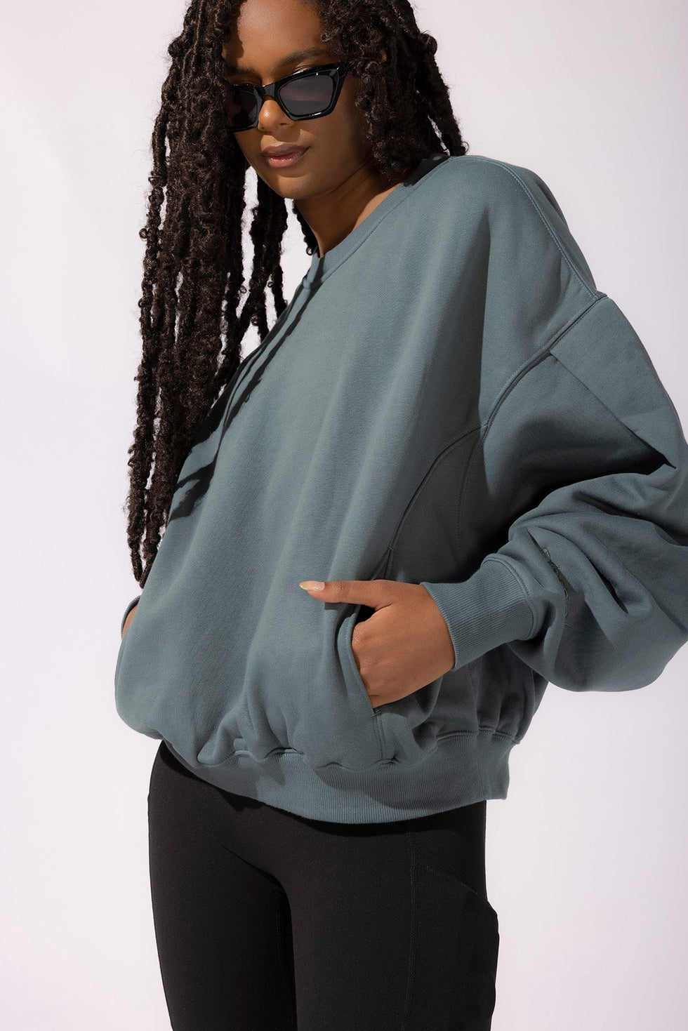 Brunch Sweater - Teal – POPFLEX®