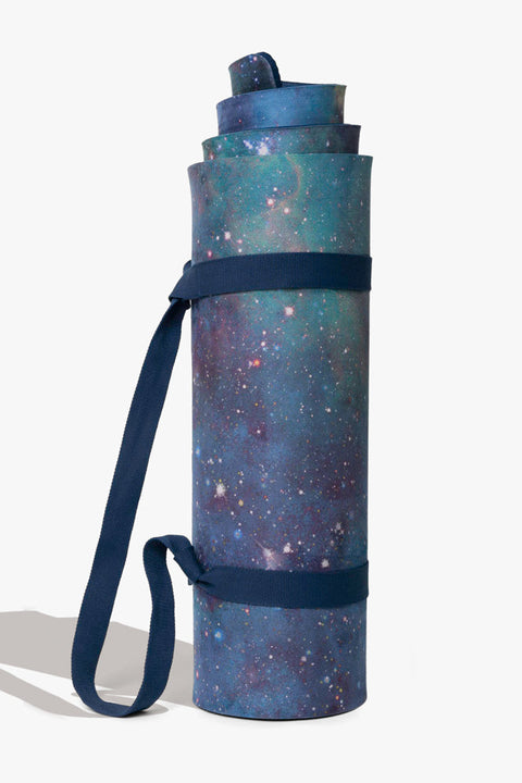 CloudCushion Vegan Suede Yoga Mat - Cool Cosmos 0.5" Thick Workout Mat ...