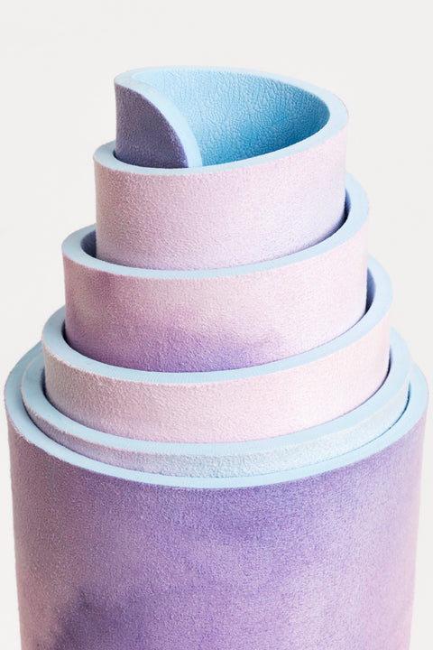 Vegan Suede Yoga Mat - Heart in the Clouds – POPFLEX®
